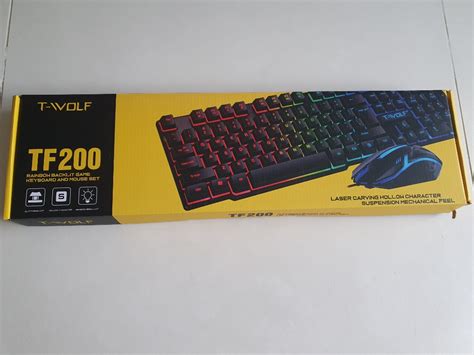 Gaming Keyboard And Mouse T Wolf Tf200 Computers And Tech Parts And Accessories Computer