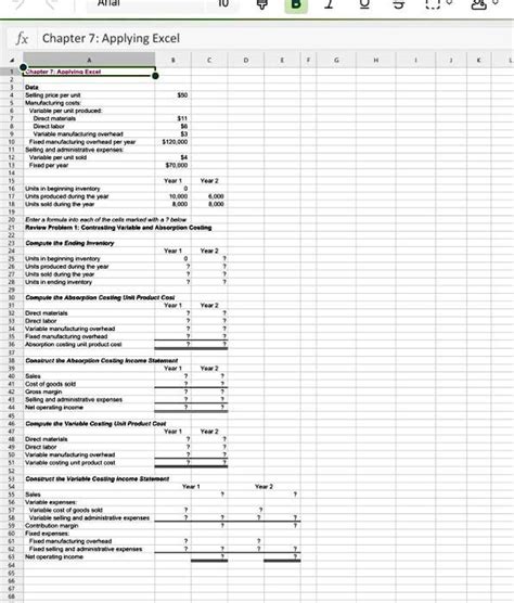 Chapter Applying Excel Excel Worksheet Algo Part Of Download The Applying Excel Form And