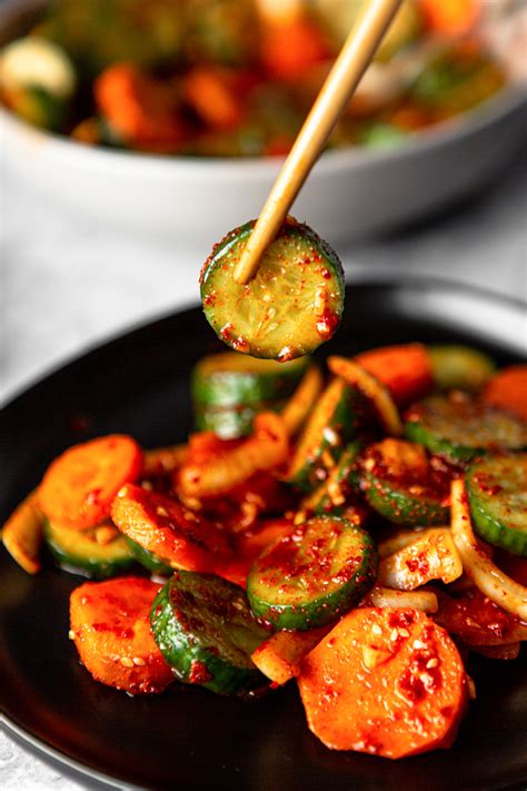 Quick Korean Cucumber Kimchi Image 13 A Cedar Spoon