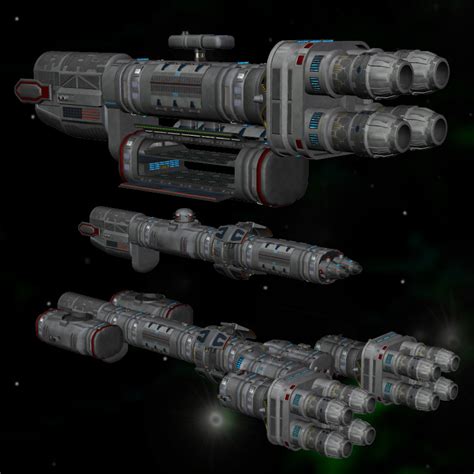 Space Ship Constructor Set 2 3d Models Simon 3d