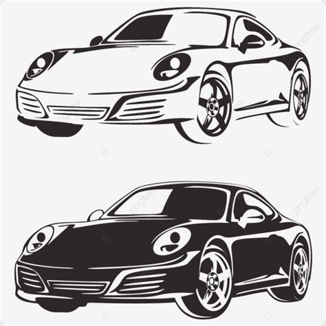 아름다운 검은 스포츠카 검은색 자동차 스포츠 Png 일러스트 및 벡터 에 대한 무료 다운로드 Pngtree