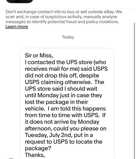 Package Missing Seems Suspicious Rebayselleradvice