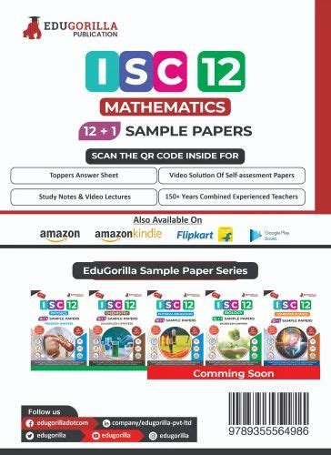 english isc class xii mathematics sample paper book 12 1 sample paper