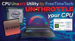 CPU Unpark Utility By FTT FreeTimeTech