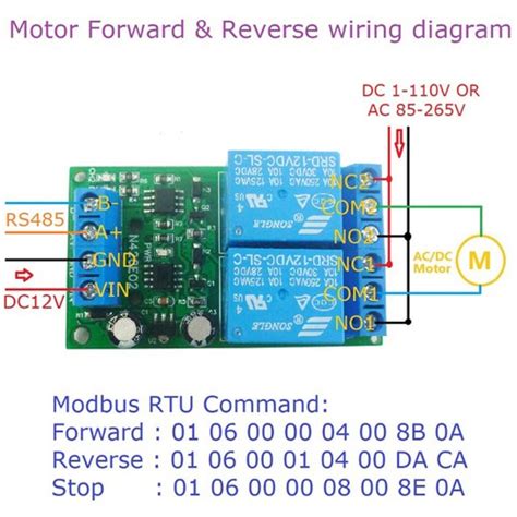 DC V RS Modbus RTU Relay Module UART Serial Ubuy India