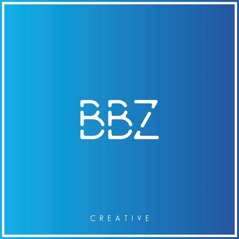 Premium Vector Bbz Creative Vector Latter Logo Design Minimal Latter Logo Premium Vector