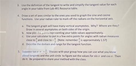 3 Use The Definition Of The Tangent To Write And Chegg Com