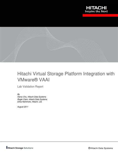 PDF Hitachi Virtual Storage Platform Integration With Vmware Vaai DOKUMEN TIPS