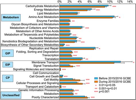 Mean Relative Abundance Of Each Predicted Functional Trait In Kegg Download Scientific Diagram