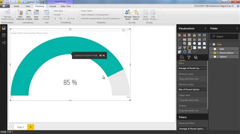 Power Bi Gauge Dashboard