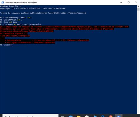security error script execution is disabled on this system i can t