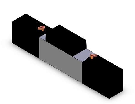 SMC VFS FZC Valve Dbl Plug In Base Mt VFS SOL VALV