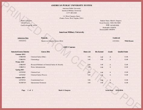 Officialtranscript With Conferral
