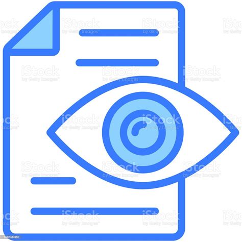 보이는 아이콘 사용자 인터페이스 벡터 일러스트레이션 라인 아트 스타일의 간단한 벡터 기호 및 트렌디 한 기호로 디자인 및 웹
