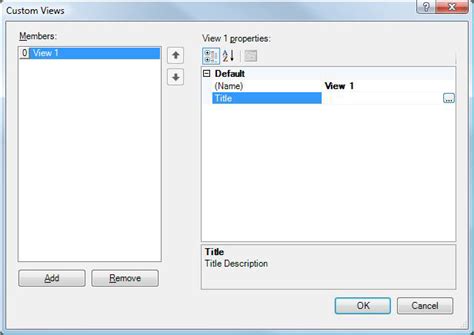 Saving A View In A 3d Scene
