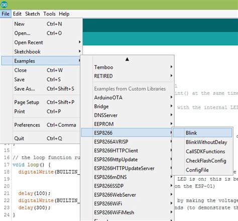 Electromania How To Program Esp8266 Esp 12e Nodemcu Using Arduino Ide