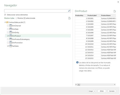 Microsoft Power Query Para Excel Obtener Datos Externos Desde Una Base De Datos De Access