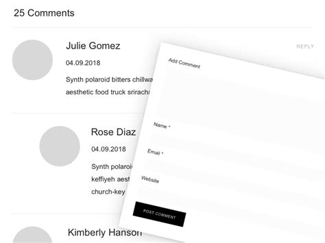 Bootstrap Comment Box Template Free Download Printable Templates
