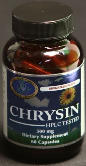 Chrysin For Lower Estrogen And Aromatase Inhibition