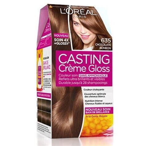 Боя за коса Loreal Casting Crème Gloss 635 Шоколадов бонбон Emag Bg