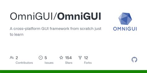 GitHub OmniGUI OmniGUI A Cross Platform GUI Framework From Scratch Just To Learn