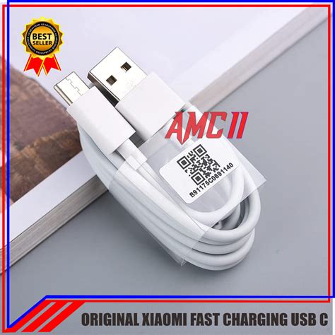 Jual Kabel Data Xiaomi Redmi 9T Redmi 10 ORIGINAL 100 Fast Charging Type C Shopee Indonesia