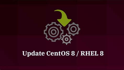 How To Update Centos 8 Rhel 8 Itzgeek