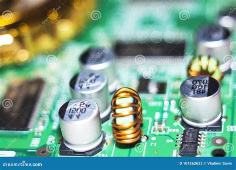 Computer In Macro Stock Photo Image Of Manufacturing