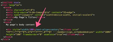 how to add a member link embed to custom html websites memberspace