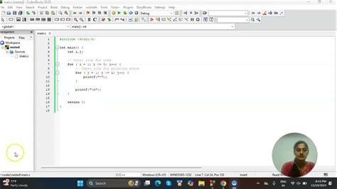 Explanation Of Nested Loop Using For Loop Youtube