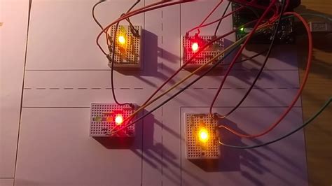 4 Feux Tricolores V1 0 Arduino Youtube