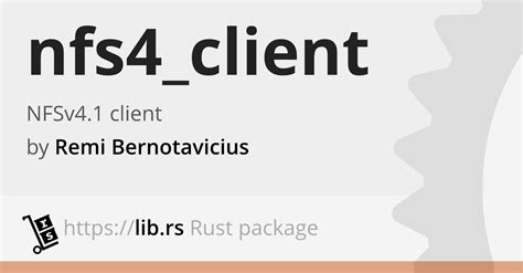 Nfs4 Client — Rust Filesystem Library Lib Rs