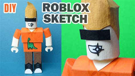 Diy Paper Roblox Sketch Roblox Papercraft Sk3tch How To Make Roblox