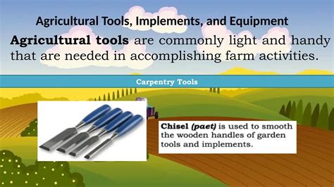 Day 3 And 4 Agricultural Tools Farm Implements And Farm Equipmentpptx