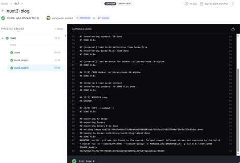 使用dronedocker配置本地轻量化cicd Yunyuyuan Blog