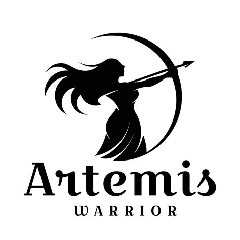 Artemis Logo Design Archery Illustration Logo Vector 25294667 Vector