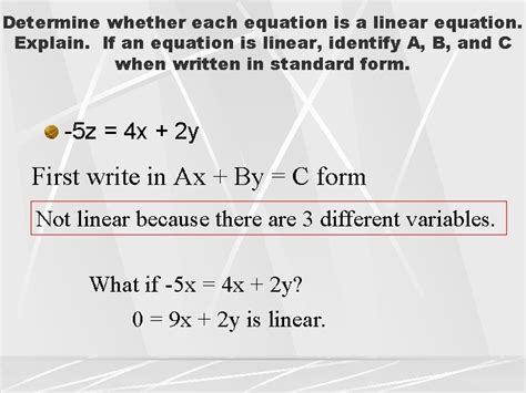 Applied Algebra B Lesson 6 3 Graphing Linear