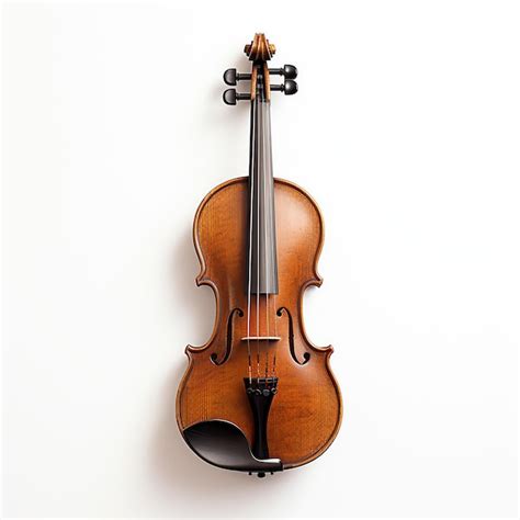 A Close Up Of A Violin Premium Ai Generated Image