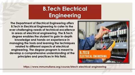 Ppt B Tech Electrical Engineering Powerpoint Presentation Free Download Id 12890763