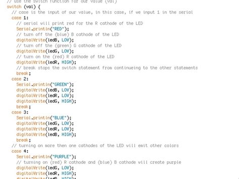 Arduino 4 Pin 5mm Full Color Led Make