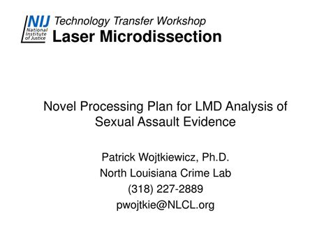 Ppt Laser Microdissection Powerpoint Presentation Free Download Id 9170454