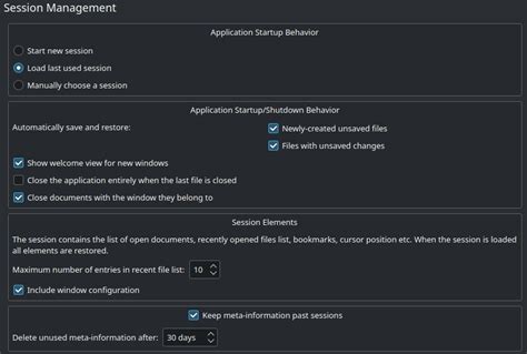 Kate Not Saving Session On Shutdownrestart Rkde