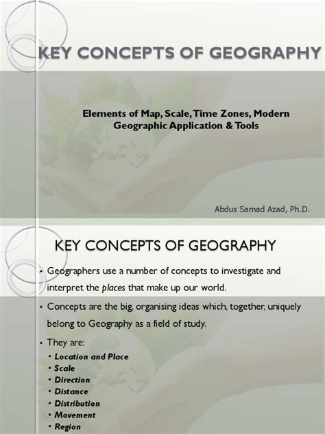 Lecture 3 Key Concepts Of Geography Pdf Geographic Information System Map