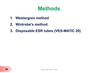 Erythrocyte Sedimentation Rate ESR PDF