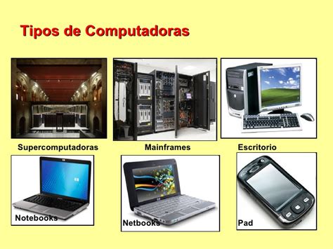 La Computadora Tipos De Computadoras