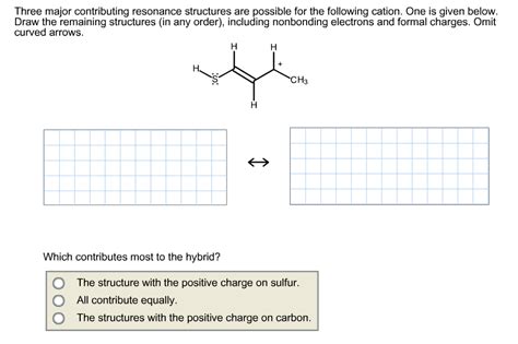 answered three major contributing resonance structures are possible