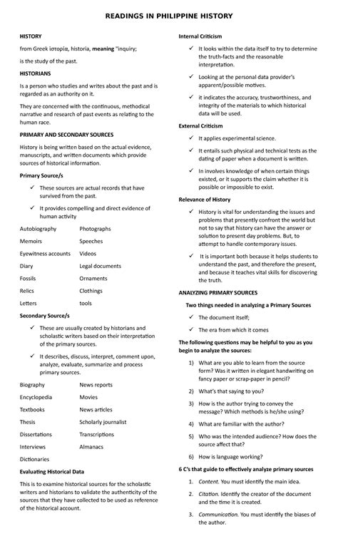 RPH Lecture notes HISTORY from Greek στορία historia ἱ meaning inquiry is the study