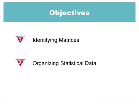 PPT Organizing Data Into Matrices PowerPoint Presentation Free Download ID