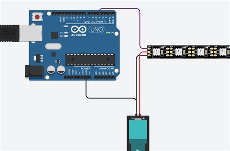 Weird Issue Using WS2812B With External Power Supply LEDs And