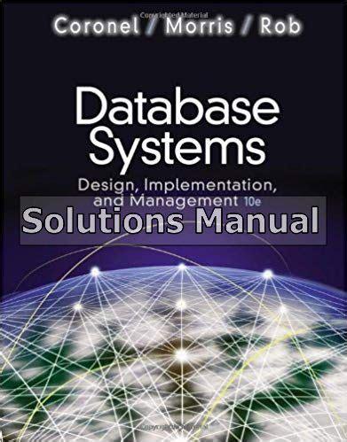 Database Systems Design Implementation And Management 10th Edition